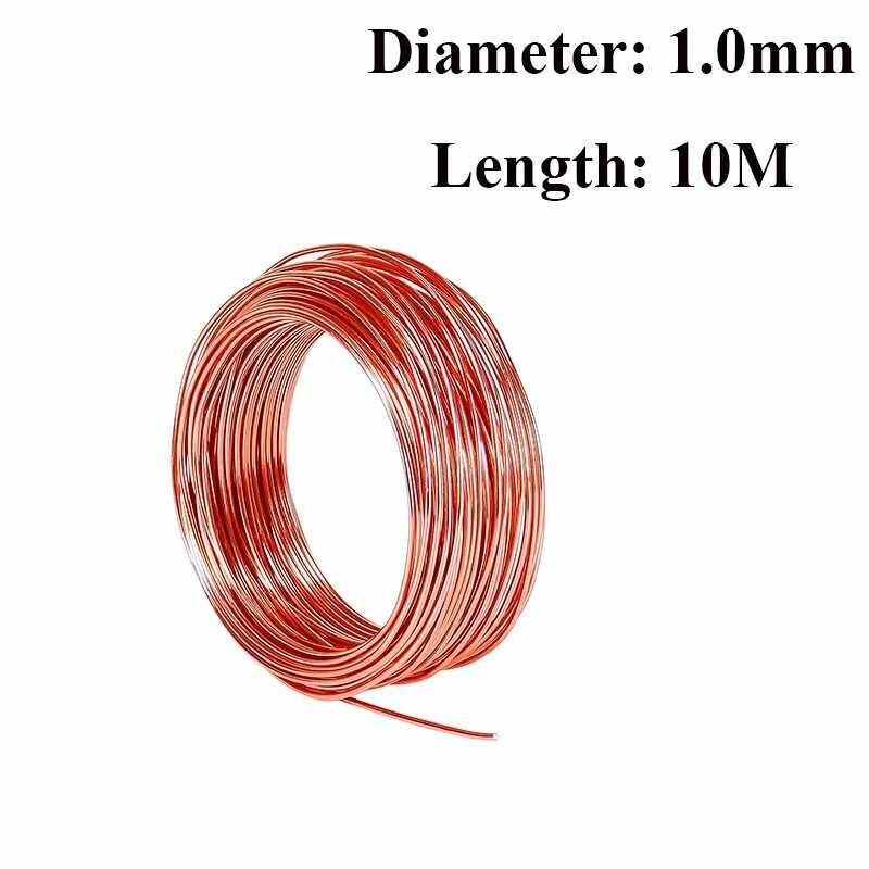 Медный провод T2 1-10 метров 1.0mm X 10M
