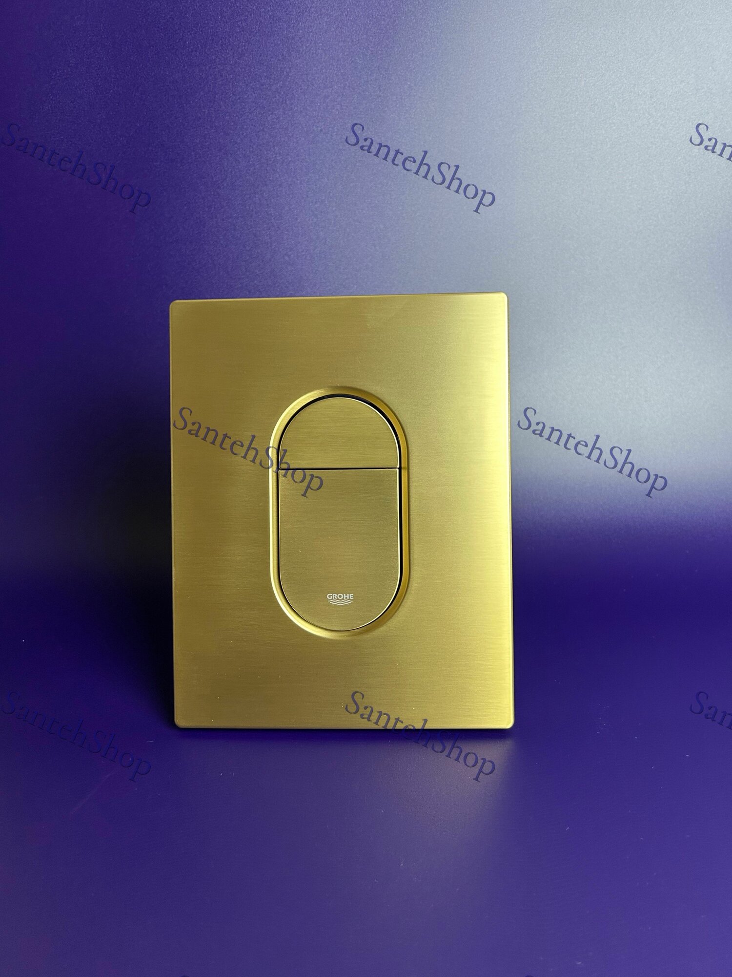 Кнопка смыва для инсталляции Grohe Arena Cosmopolitan 38844GNO золото , поверхность брашированная не оставляет отпечатков