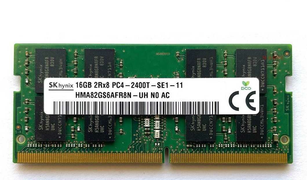 Оперативная память SODIMM 16GB DDR4-2400 Hynix HMA82GS6AFR8N-UH