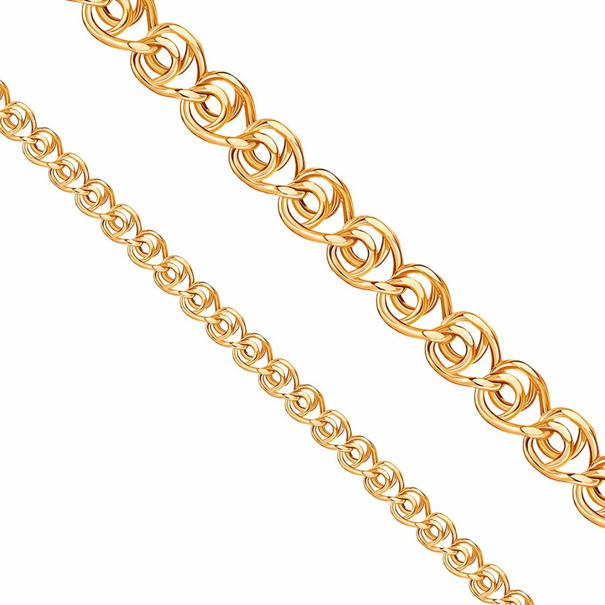 Цепь красное золото, 585 проба