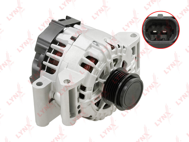 Генератор LYNXauto EA-1116. Для CHEVROLET Шевролет Captiva(Каптива) (C100) 2.4 06>, OPEL Опель Antara(Антара) A 2.4 06>/Insignia(Инсигния) A 2.0 08>
