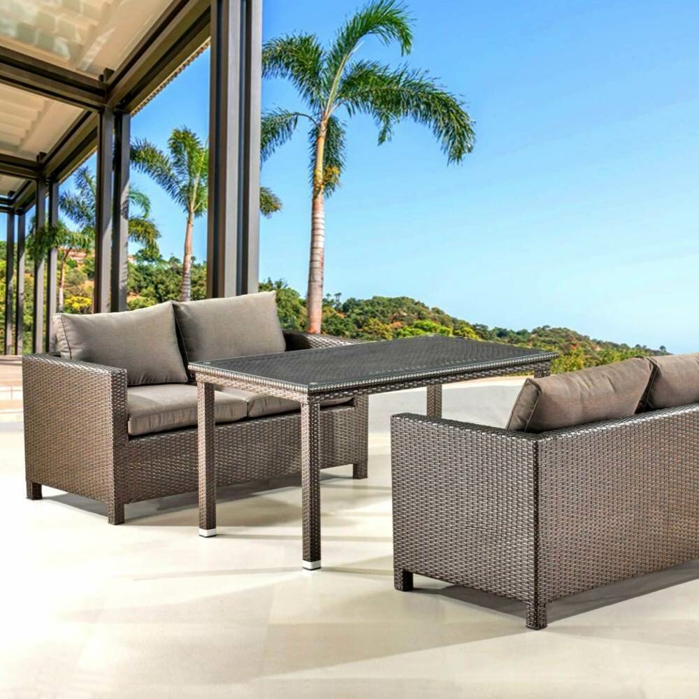 Комплект мебели T256A/S59A-W53 Brown (Afina Garden)