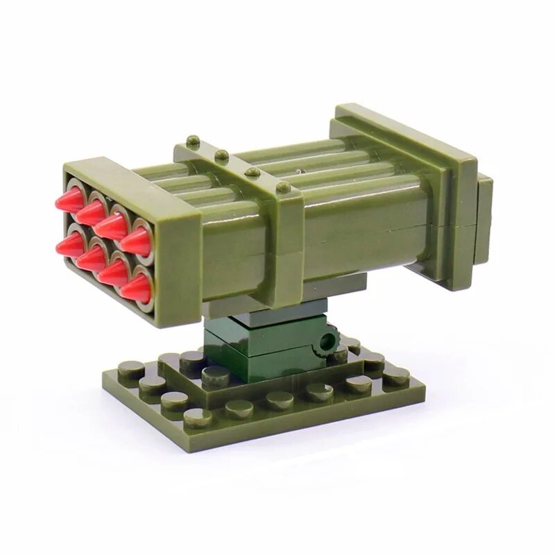 MOC военная серия строительные блоки зеленый