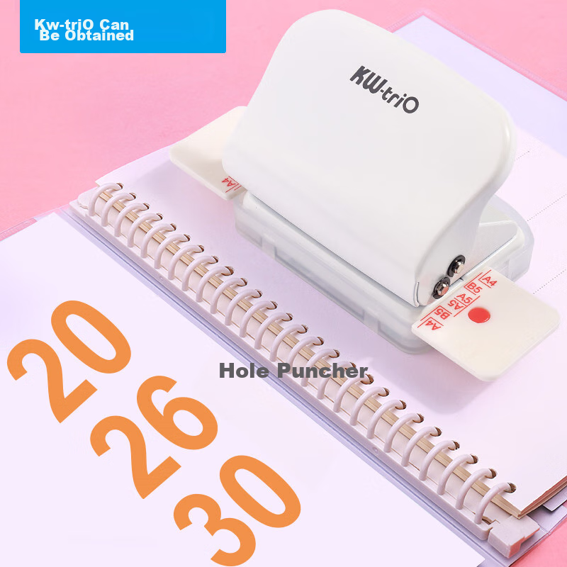 Kedeyou Multi-Hole Punch A520 Hole/B526 Hole/A430 Hole Multi-Hole Punch for Binding Loose-Leaf Notebooks, Learning Tool, Hole Puncher
