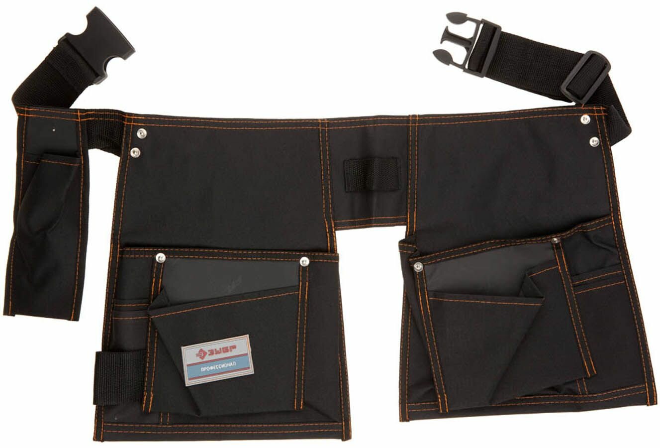 Сумка поясная для инструмента ЗУБР 13 карманов, нейлон, петля (скоба) для крупного инструмента,