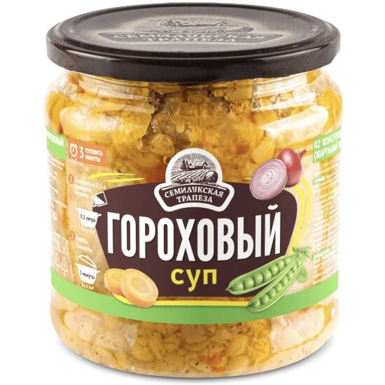 Суп Семилукская Трапеза гороховый 470 г