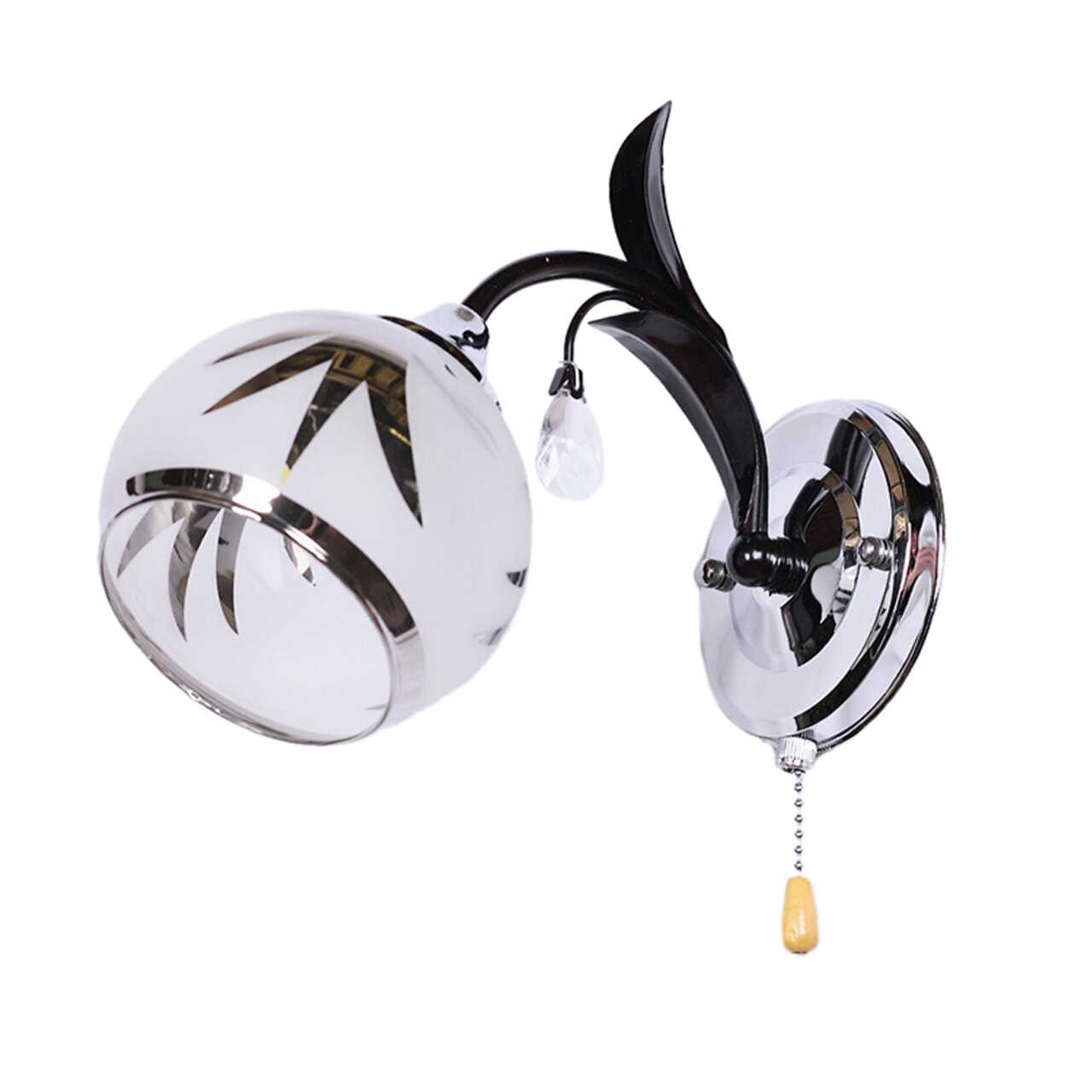 K0704/1W Бра настенный светильник Е27, 60Вт, 230В, хром, стиль минимализм в дизайне