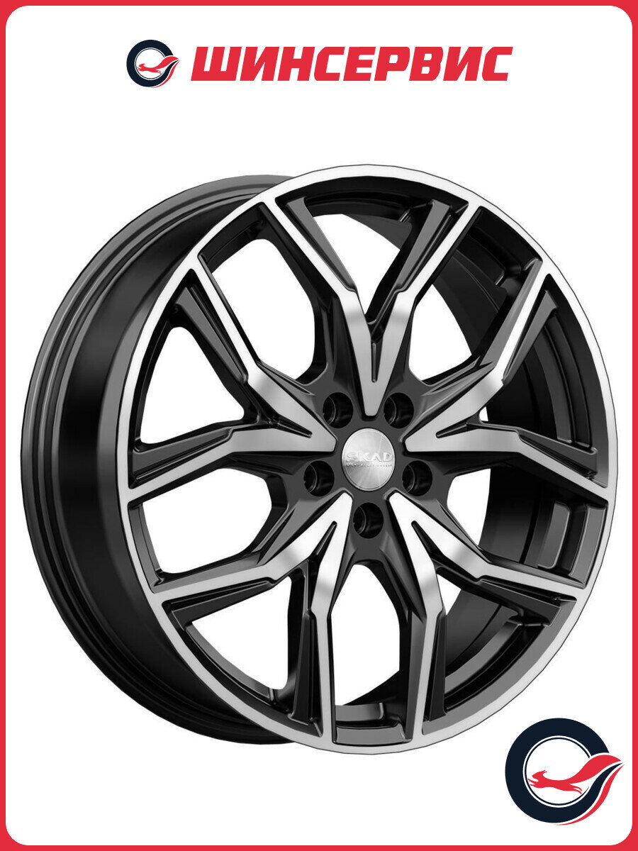 Литой диск Скад Арика R19x8.0J 5x114.3 ET35 ЦО60.1