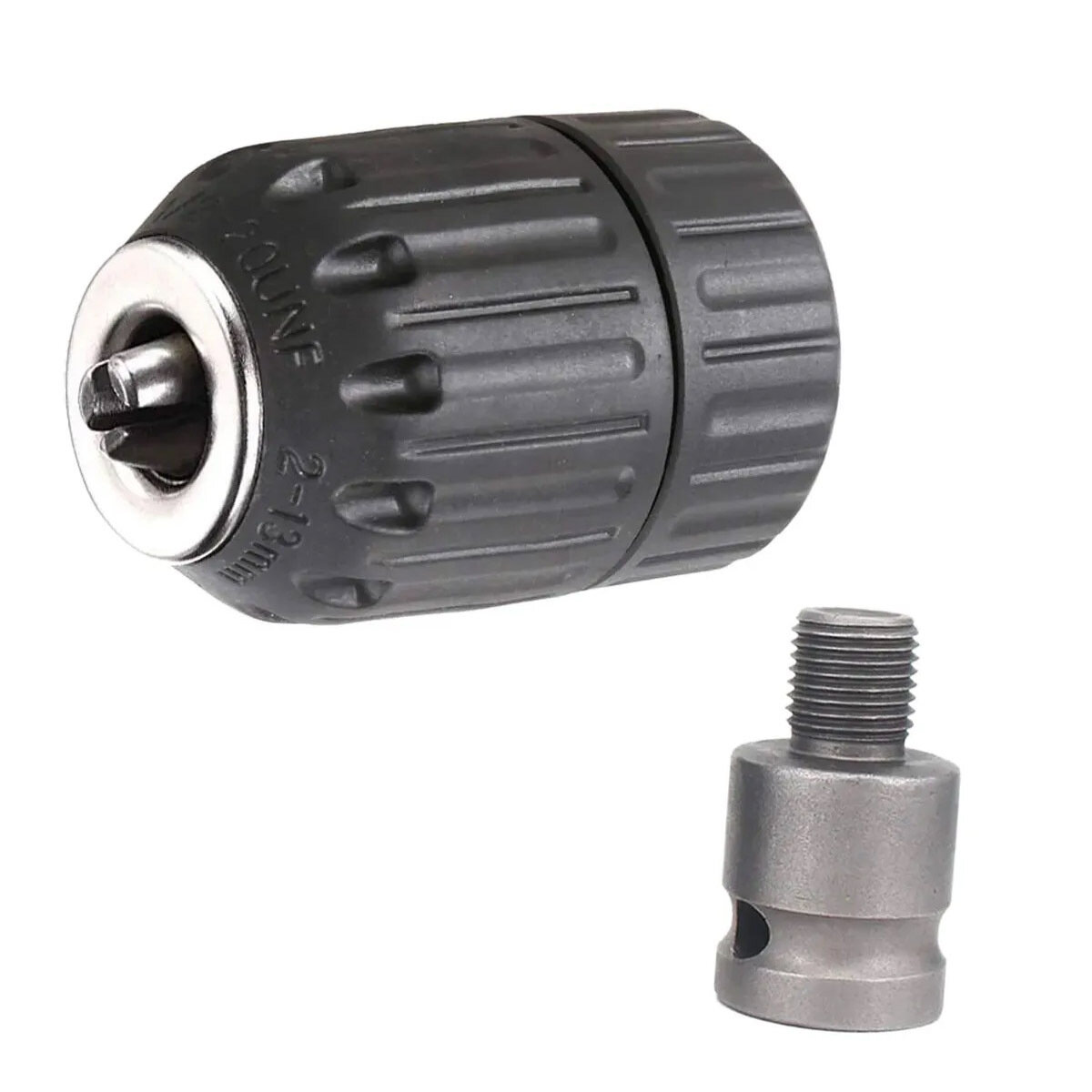 Патрон сверлильный 0,8-10мм быстрозажимой с адаптером 1/2" под гайковерт