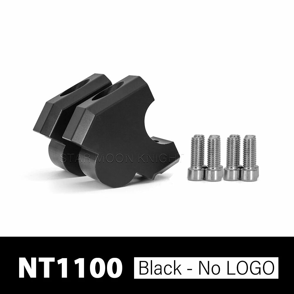Зажим для руля мотоцикла NT1100 Black - No LOGO