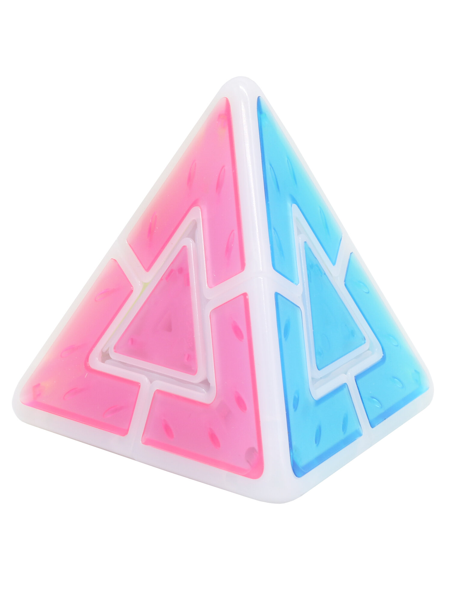 Головоломка Пираминкс QiYi MoFangGe Pyraminx - Icy Amber мягкие цвета