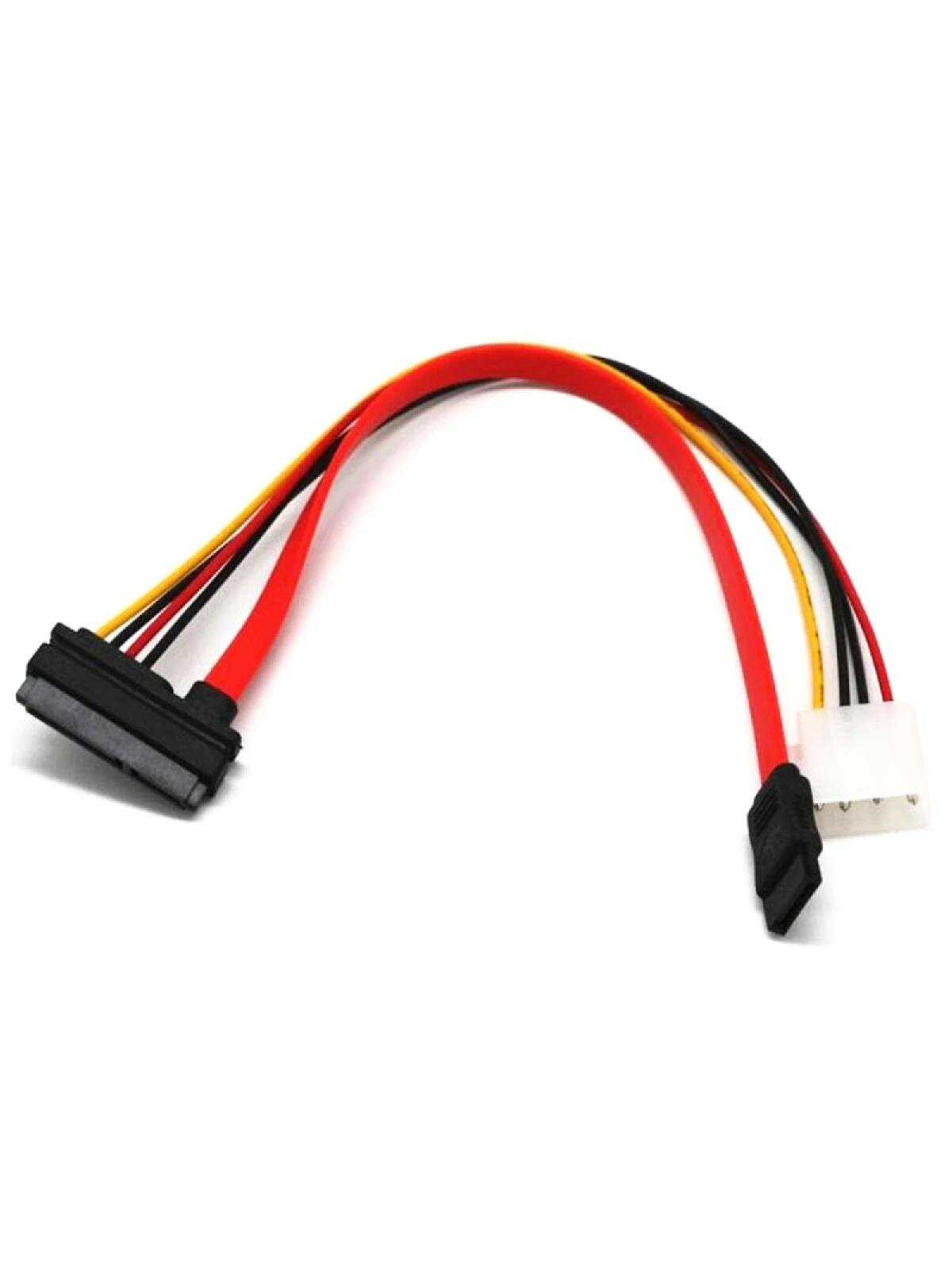 Настольный компьютер с 4-контактным адаптером IDE + SATA, встроенным кабелем питания для передачи данных