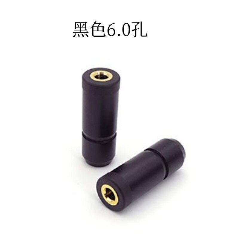 1 шт. 3,5 мм 4-полюсное стерео гнездо Позолоченный проводной разъем для наушников сделай сам Диаметр хвостового отверстия 4 мм. Чёрный