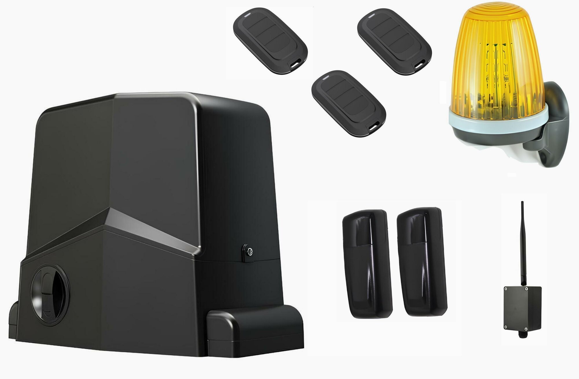 Автоматика для откатных ворот ARW-600MKIT 2-BT-Т3, комплект: привод, 3 пульта, лампа, фотоэлементы, Bluetooth-модуль