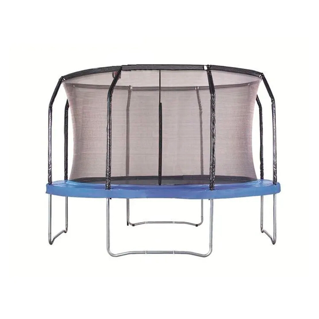 Батут PERFETTO SPORT 10 с защитной сеткой, диаметр 3 м, нагрузка до 150 кг, синий