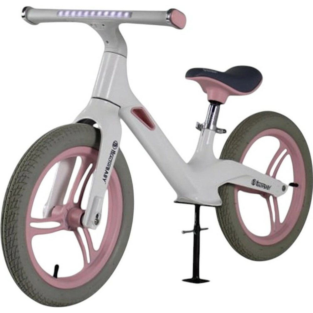 Детский беговел RiverToys (HB-555-14) (розовый) 2+