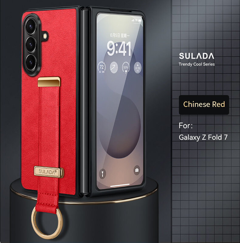 Чехол для Samsung Galaxy Z Fold 7 / Samsung Z Fold7/ Самсунг Галакси З Фолд 7 Высококачественная кожа Чехол