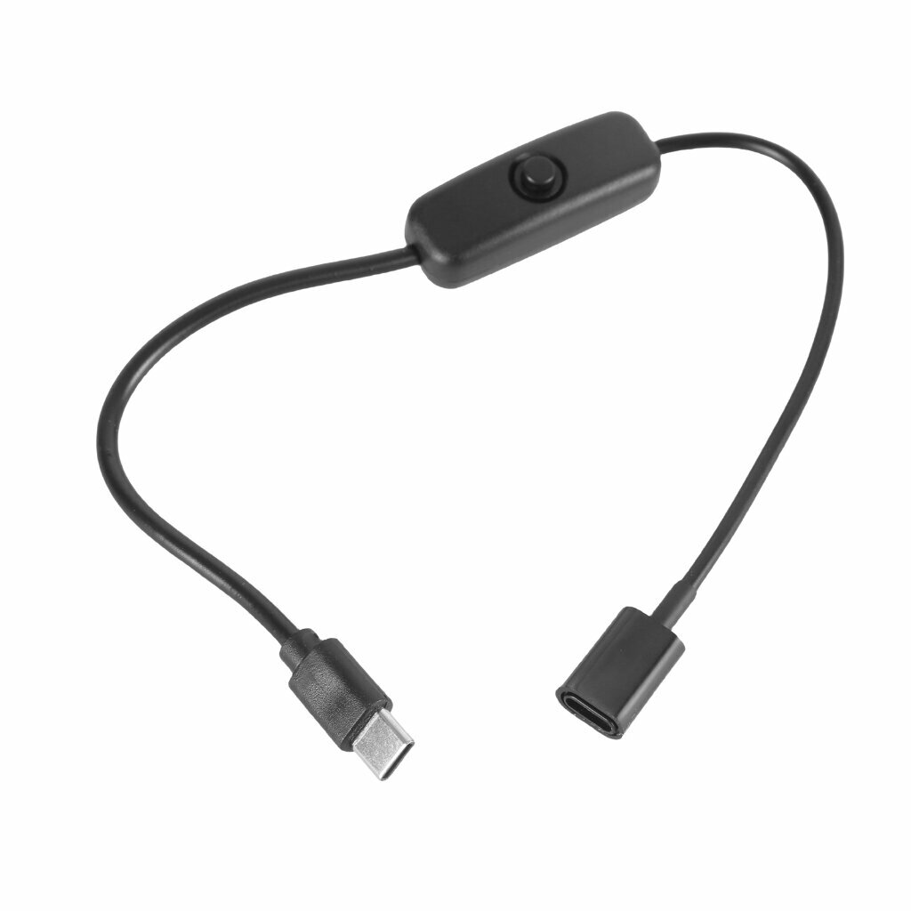 Удлинительный Кабель USB C Тип C Женский-Мужской Удлинительный Кабель С Переключением 5V3A Зарядный Шнур Для Мобильных Устройств 30 см