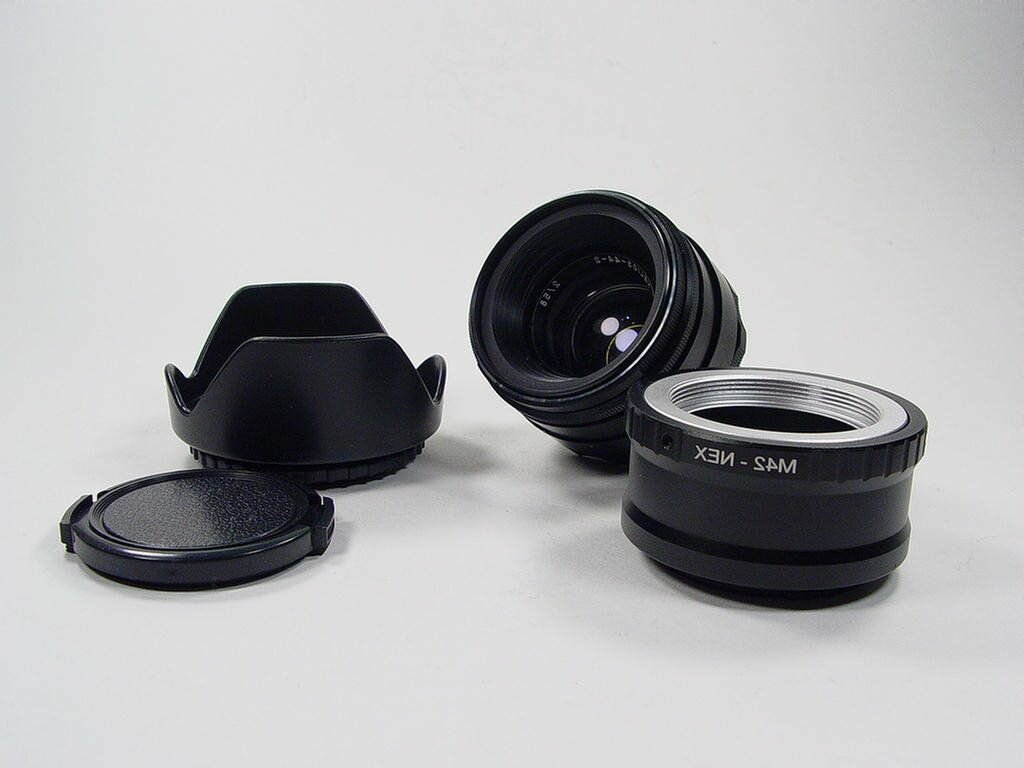 Советский Биотар. Комплект. Гелиос 44-2 f/2 58мм на Sony NEX E-mount. Крученое вихревое боке.