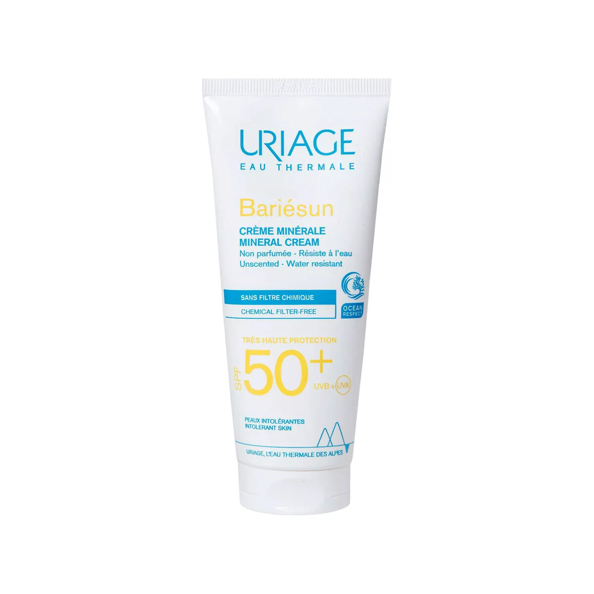 Солнцезащитный минеральный крем Uriage Bariesun Creme Minerale SPF50+ Крем 100 мл