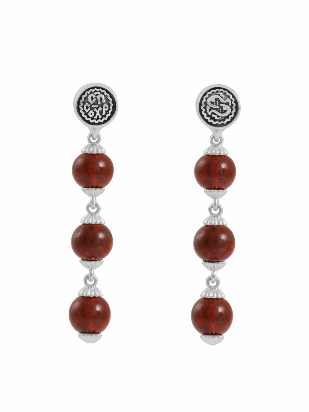 Подвеска, серебро, 925 проба, чернение