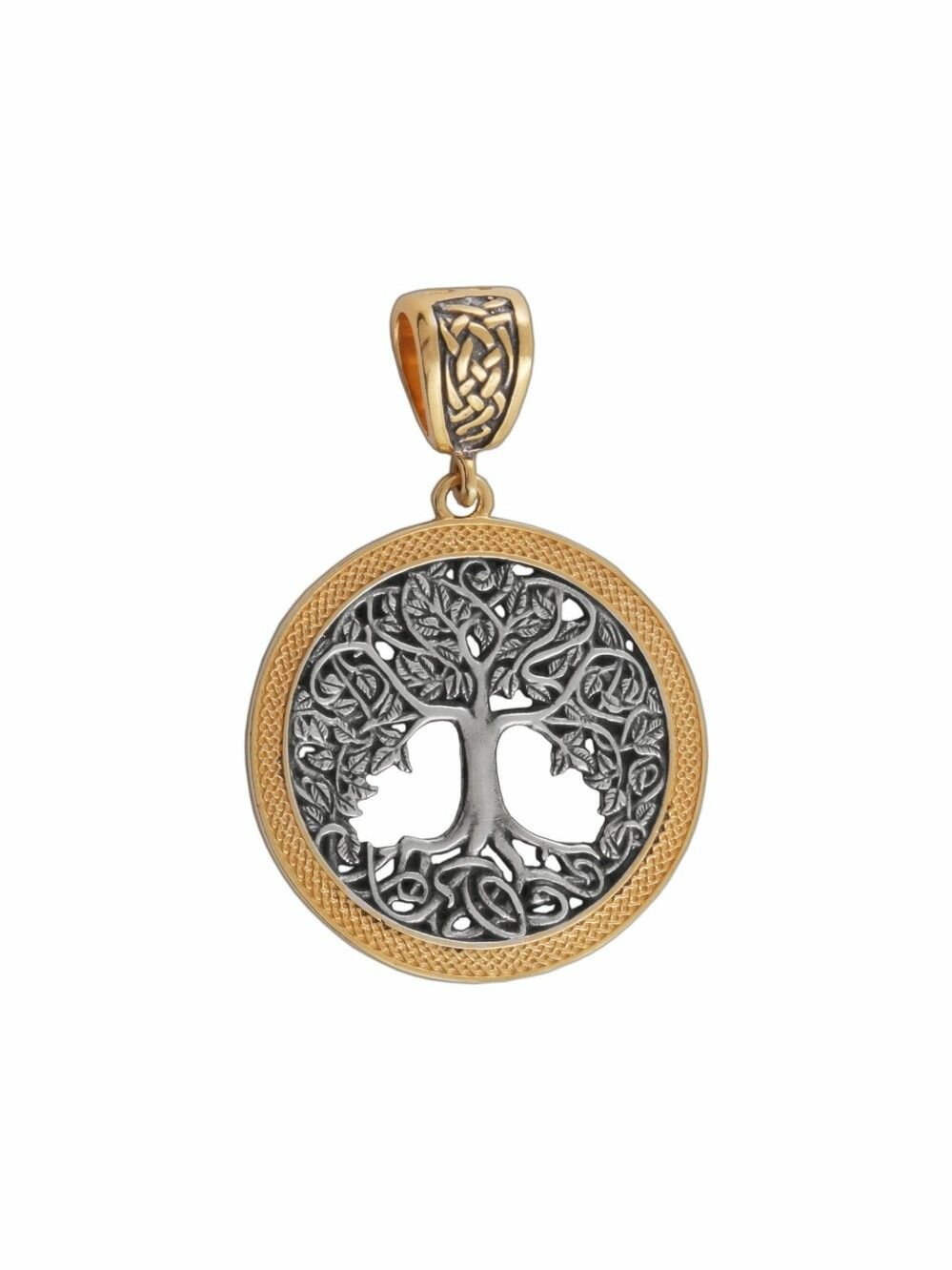Подвеска, серебро, 925 проба, чернение