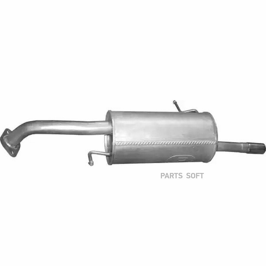 Глушитель задн часть MAZDA 323 F HATCHBACK 1.5i 98-01 от официального дистрибьютора, POLMOSTROW, артикул 12194