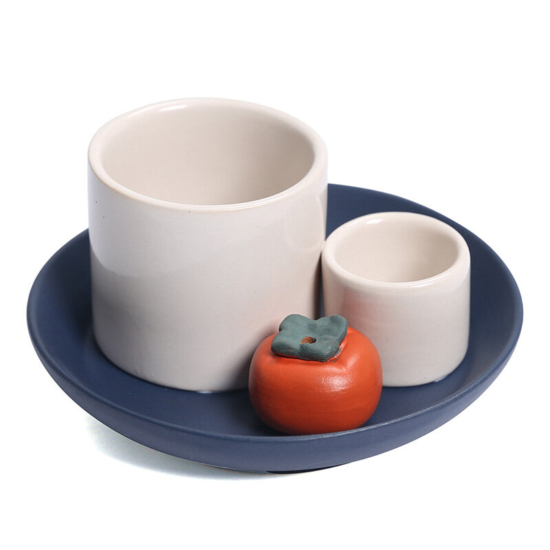 Подсвечник Quiet Dust "Горящая крыса", керамика, скандинавский стиль