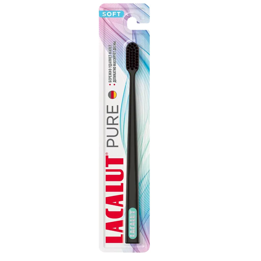 Lacalut Pure Зубная щетка soft мягкая 1 шт