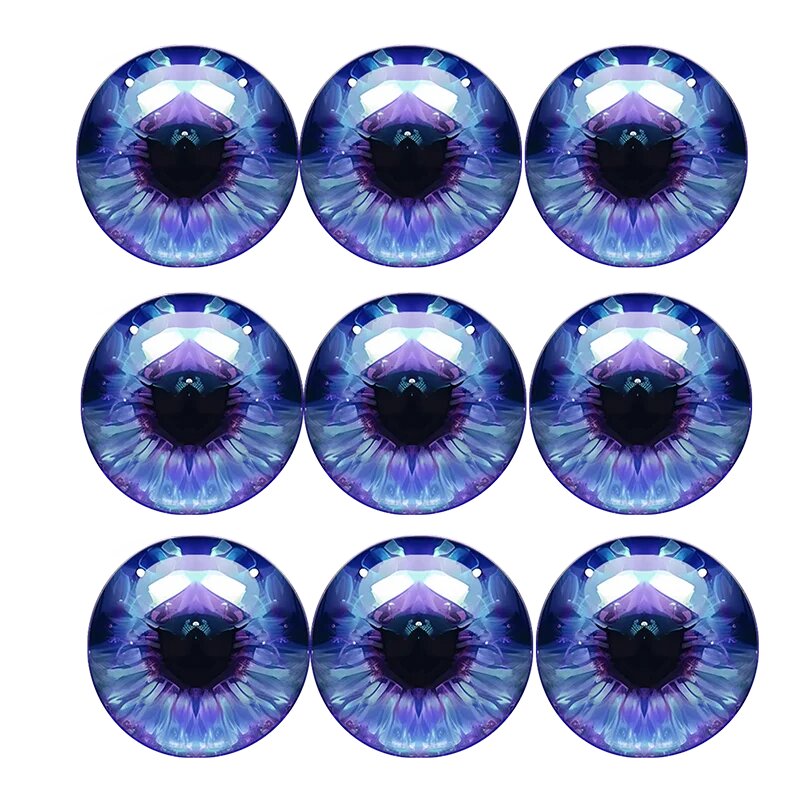 15 пар стеклянных глаз для шитья кукол своими руками, аксессуары для рукоделия, блестящая любовь, кошачий глаз, дракон, глаз динозавра, круглый кабошон