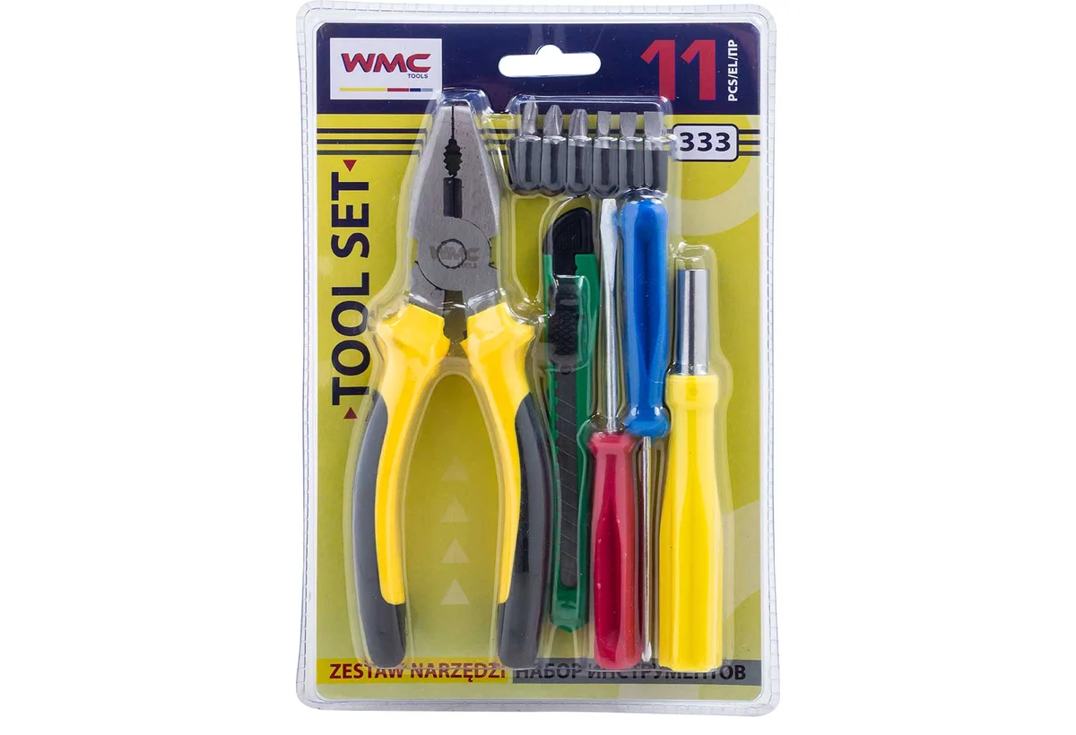 Набор инструментов WMC Tools, 11 элементов, хромованадиевая сталь