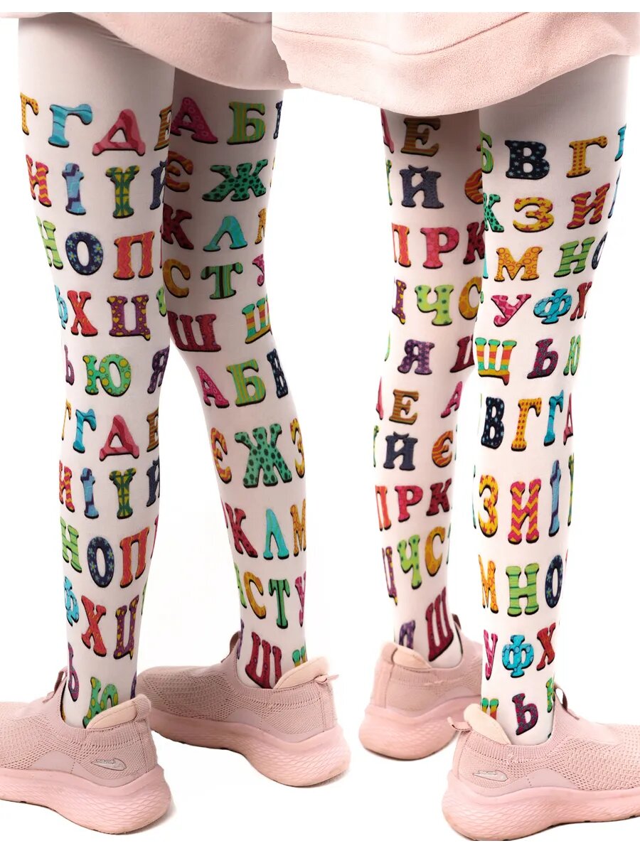 Колготки TTights, 50 den, размер 8-10 лет, белый, синий, черный, коричневый, бежевый — фото 1