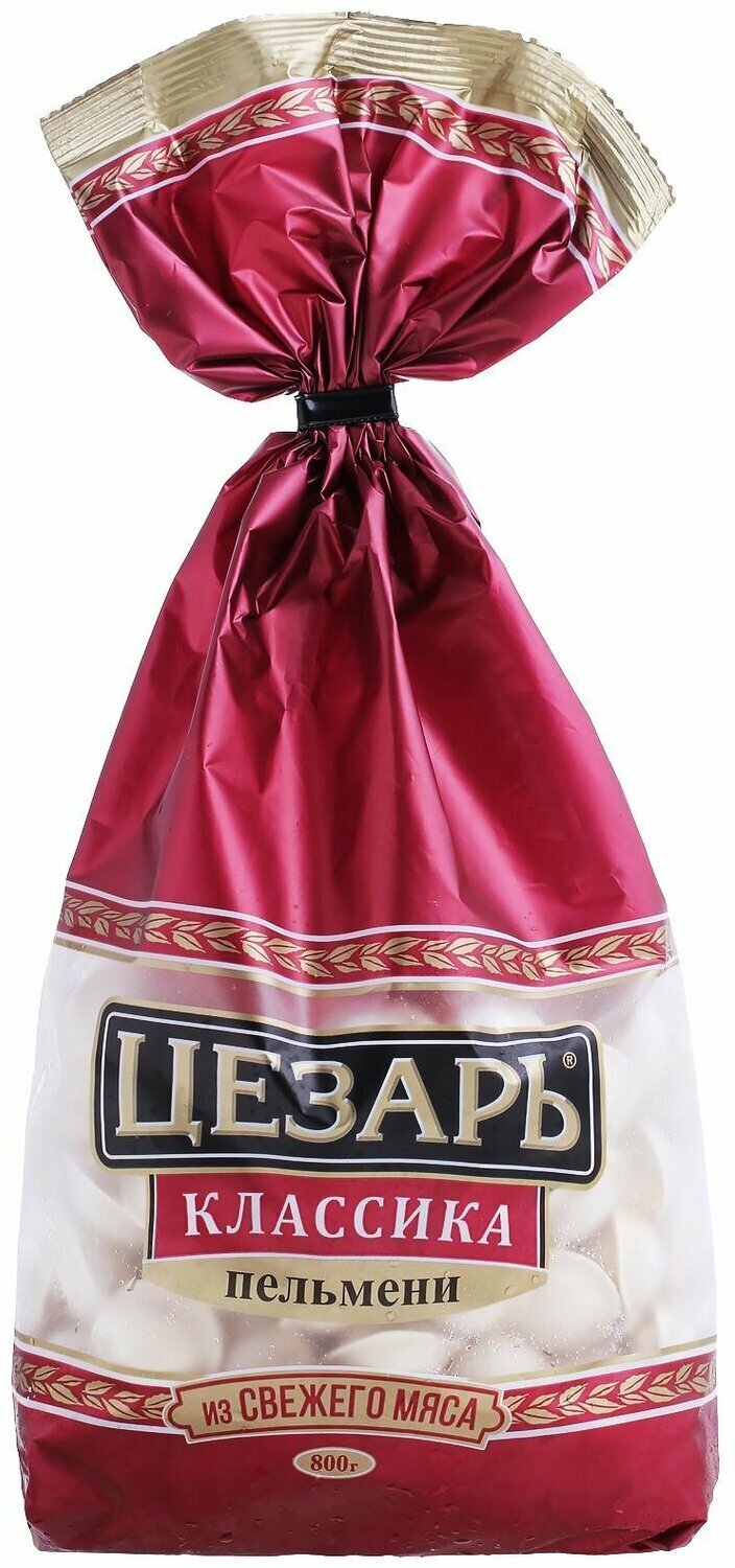 Пельмени Цезарь Классика "Цезарь", без пальмового масла, 800г — фото 1