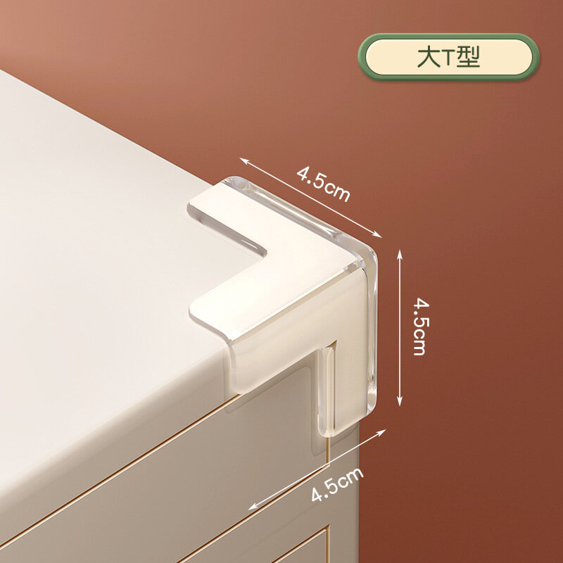 Детский прозрачный защитный уголок от ударов, защитный уголок для мебели, мягкая кромка для кофейного стола, ПВХ защитный чехол