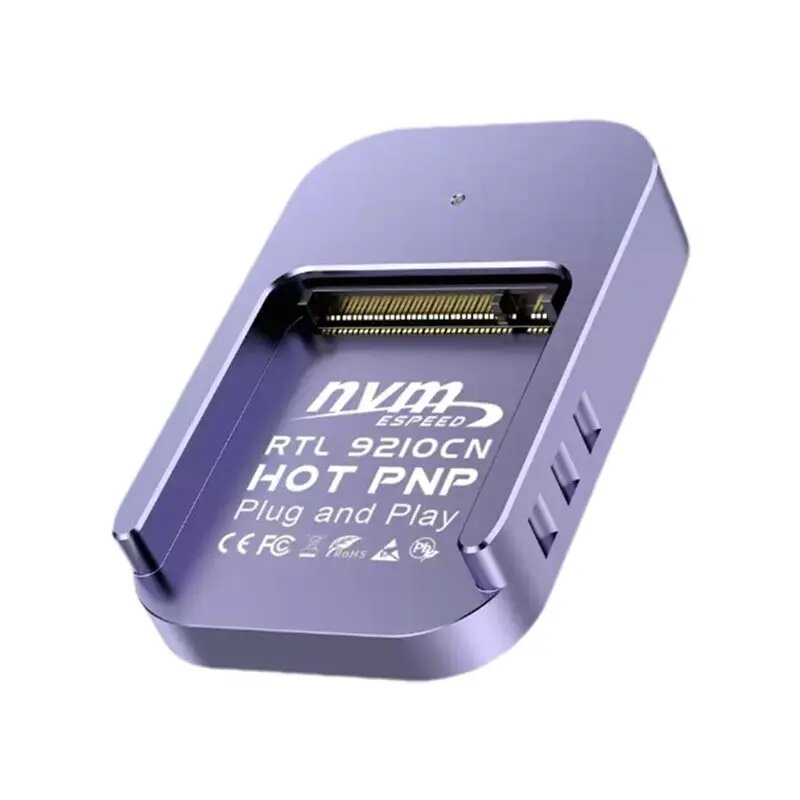 SSD-адаптер M.2 NVMe USB-C фиолетовый