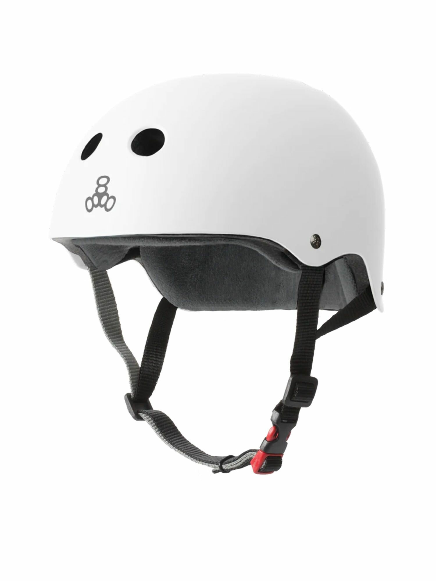 Шлем Triple 8 Certified Sweatsaver Helmet White Rubber