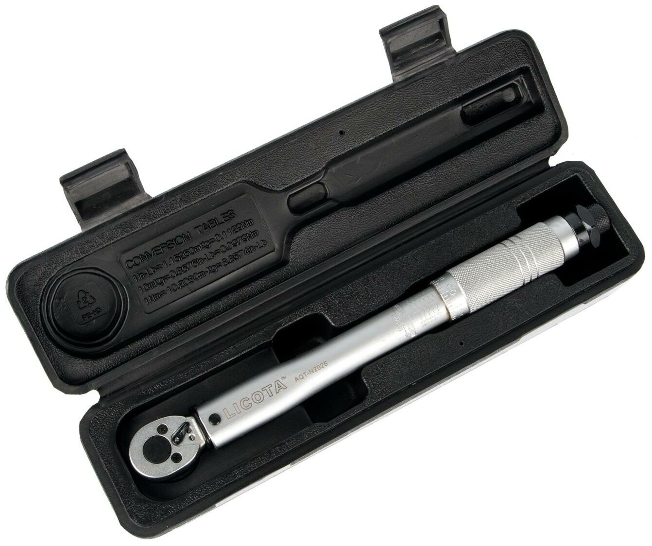 LICOTA aqt-n2025 динамометрический ключ моментный 1 / 4 5-25нм резьб. фикс.