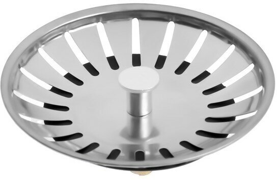Сеточка сменная ZEIN engr, для кухонной мойки 3 1/2", нержавеющая сталь ТероПром 9559112
