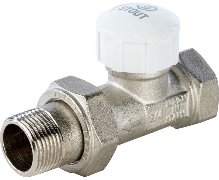 Клапан термостатический Stout SVT 0003 000020 3/4" прямой