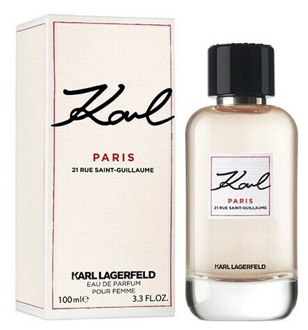 Парфюмерная вода Karl Lagerfeld женская Karl Paris 21 Rue Saint-Guillaume 100 мл