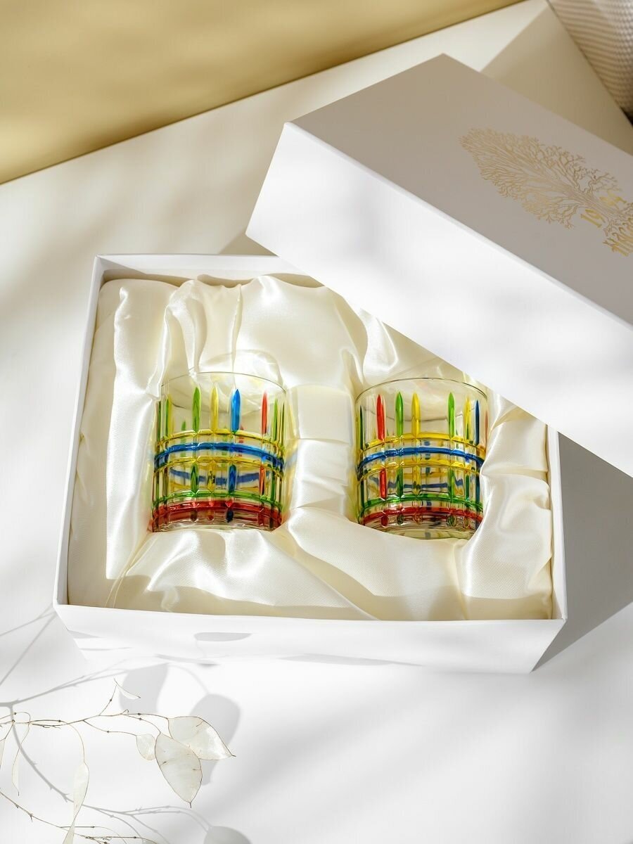 Подарочный набор бокалов для виски универсальный 300 мл 2 шт