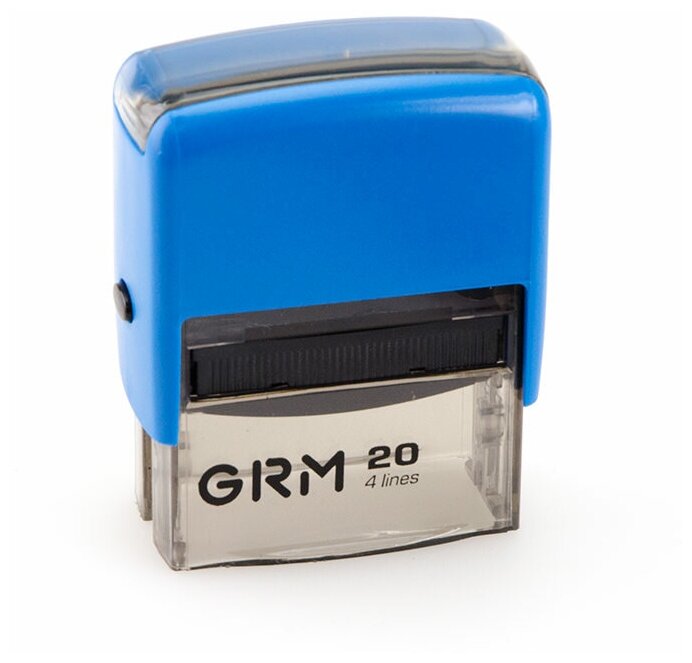 GRM 20. Оснастка для штампа, 38х14мм, корпус синий