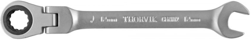Ключ гаечный комбинированный трещоточный карданный 12 мм Thorvik CFRW12, 53479