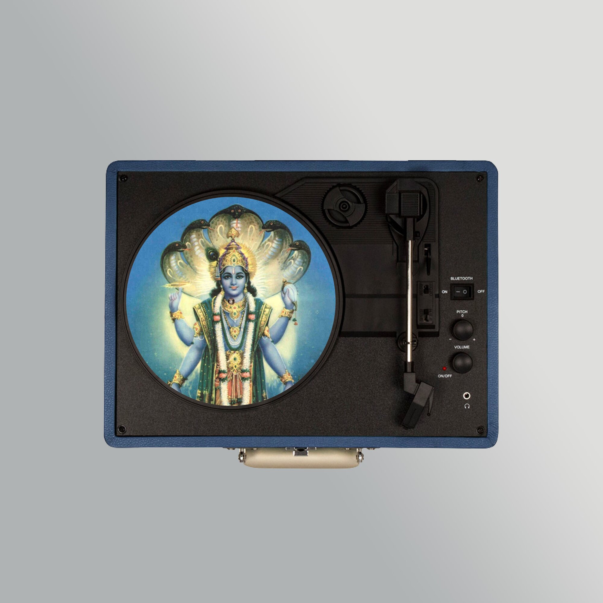 Мат войлочный/фетровый (слипмат) для винилового проигрывателя 195мм