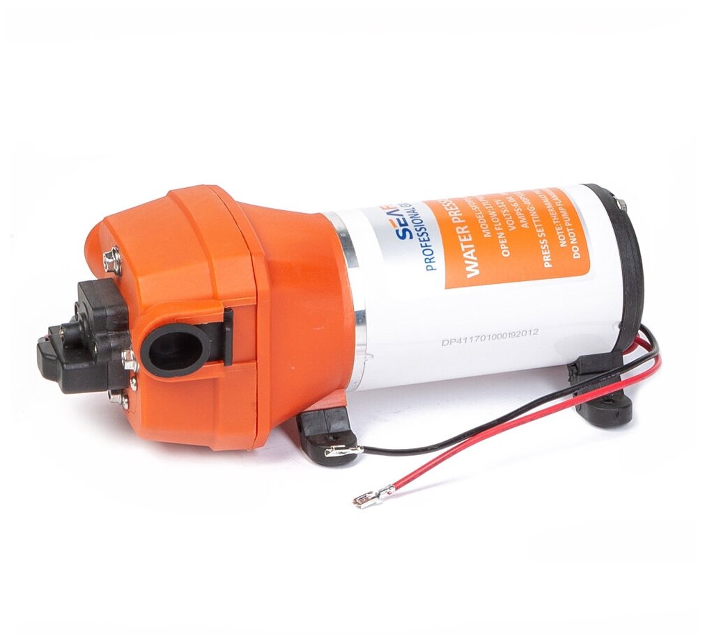 Помпа водоподающая SeaFlo мембранная, 12V, 17 л/мин, 2.8 BAR, 40 PSI