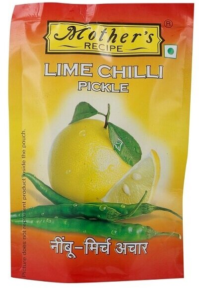 LIME CHILLI PICKLE, Mother's Recipe (Пикули лайм чили), 200 г.