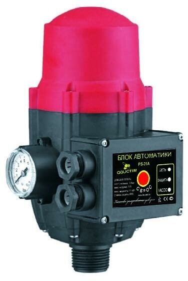 Блок автоматики с манометром PS-01A TIM