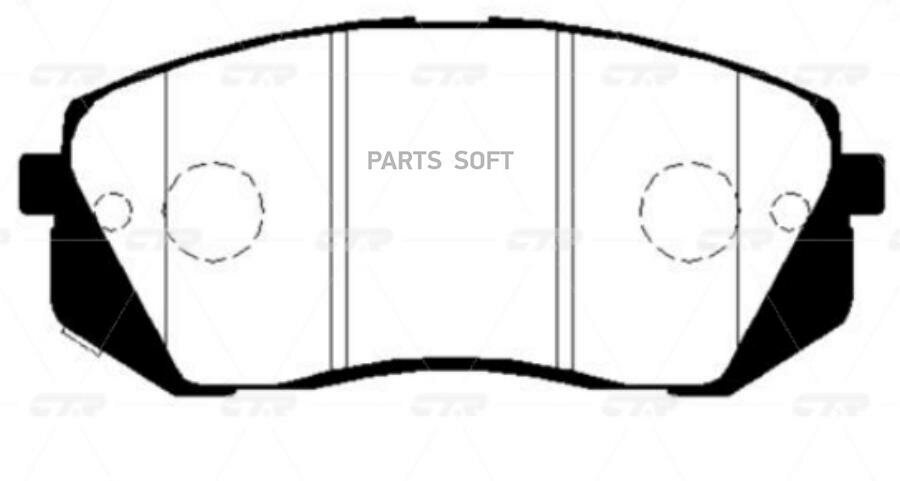 GK0501 CTR / CKKH-47 Колодки тормозные дисковые | перед | HYUNDAI| ix35 (LM) 2.0|вездеход закрытый|163|1998