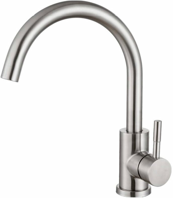 Смеситель для кухни Haiba HB72304-3 сталь