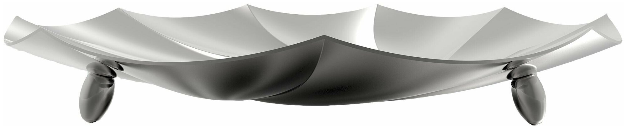 Ваза для фруктов/ фруктовница интерьерная из нержавеющей стали от Zepter